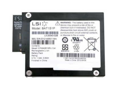 81Y4451 BAT1S1P iBBU08 LSIBattery MegaRaid IBM M5000 M5014 M5015 9260 ...
