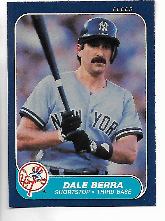 1986 Fleer Dale Berra Card | eBay