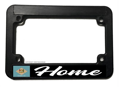 Home Delaware Flag Motorcycle License Plate Frame | eBay