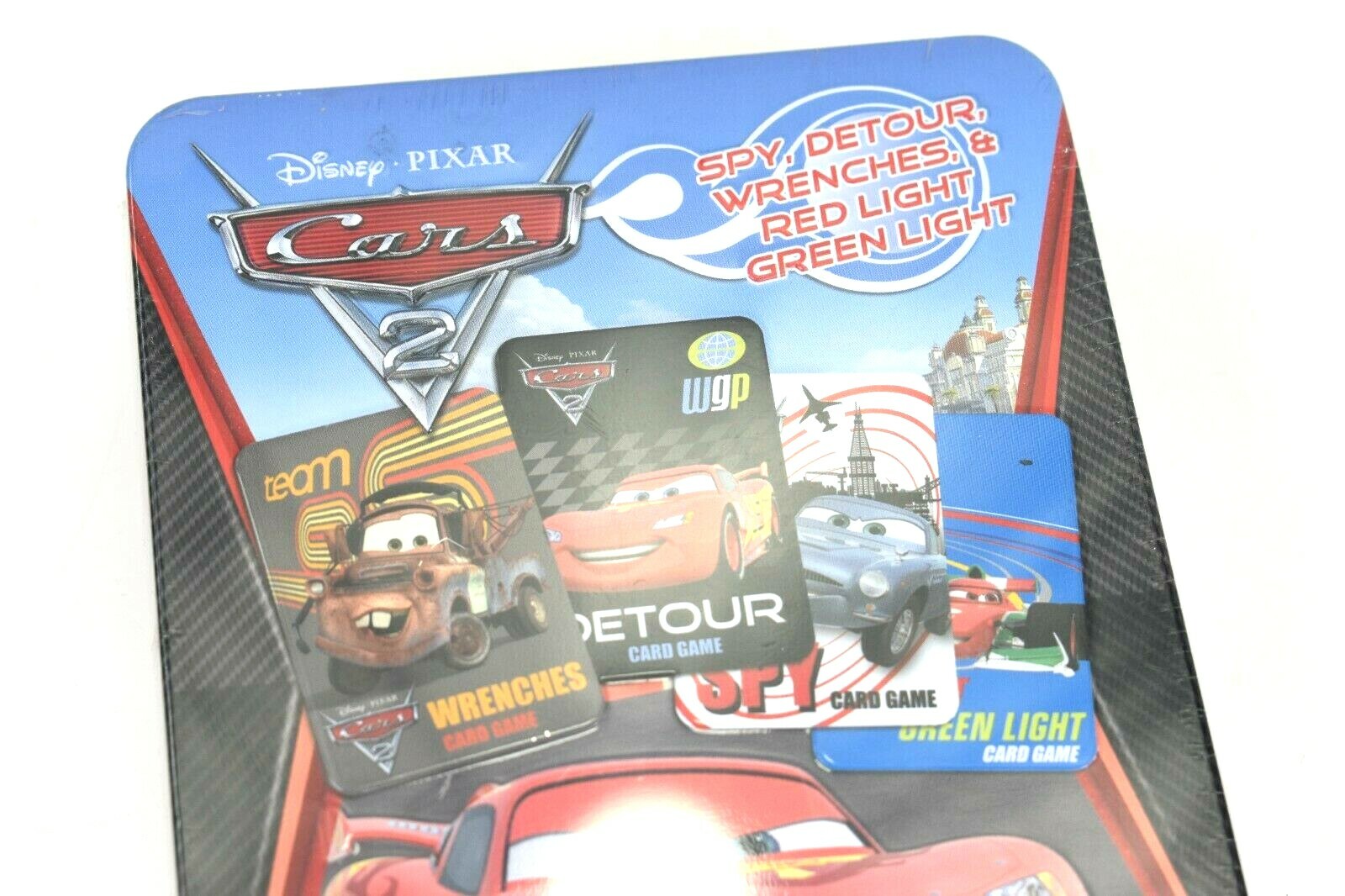 Disney CARS 2 Card Games in Tin 4 Different Games with 4 Decks Pixar | eBay