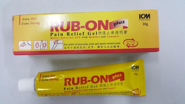 ICM Rub-on Pain Relief GEL Methyl Salicylate 10 With Menthol and ...
