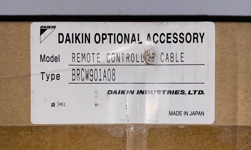 Daikin BRC944B2, KRP067A41E, & BRCW901A08. Wall thermostat ...