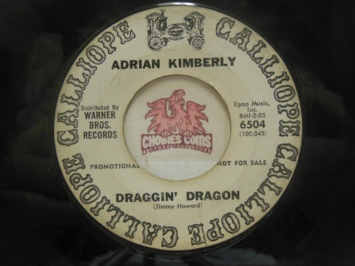 Adrian Kimberly: Draggin' Dragon / When You Wish Upon A Star, 45 RPM G+ ...