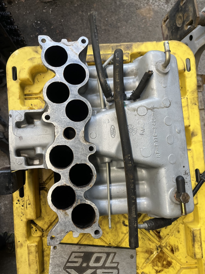 86-1995 Ford Mustang GT40 Upper + Lower Intake Manifold Cobra 5.0 302 ...