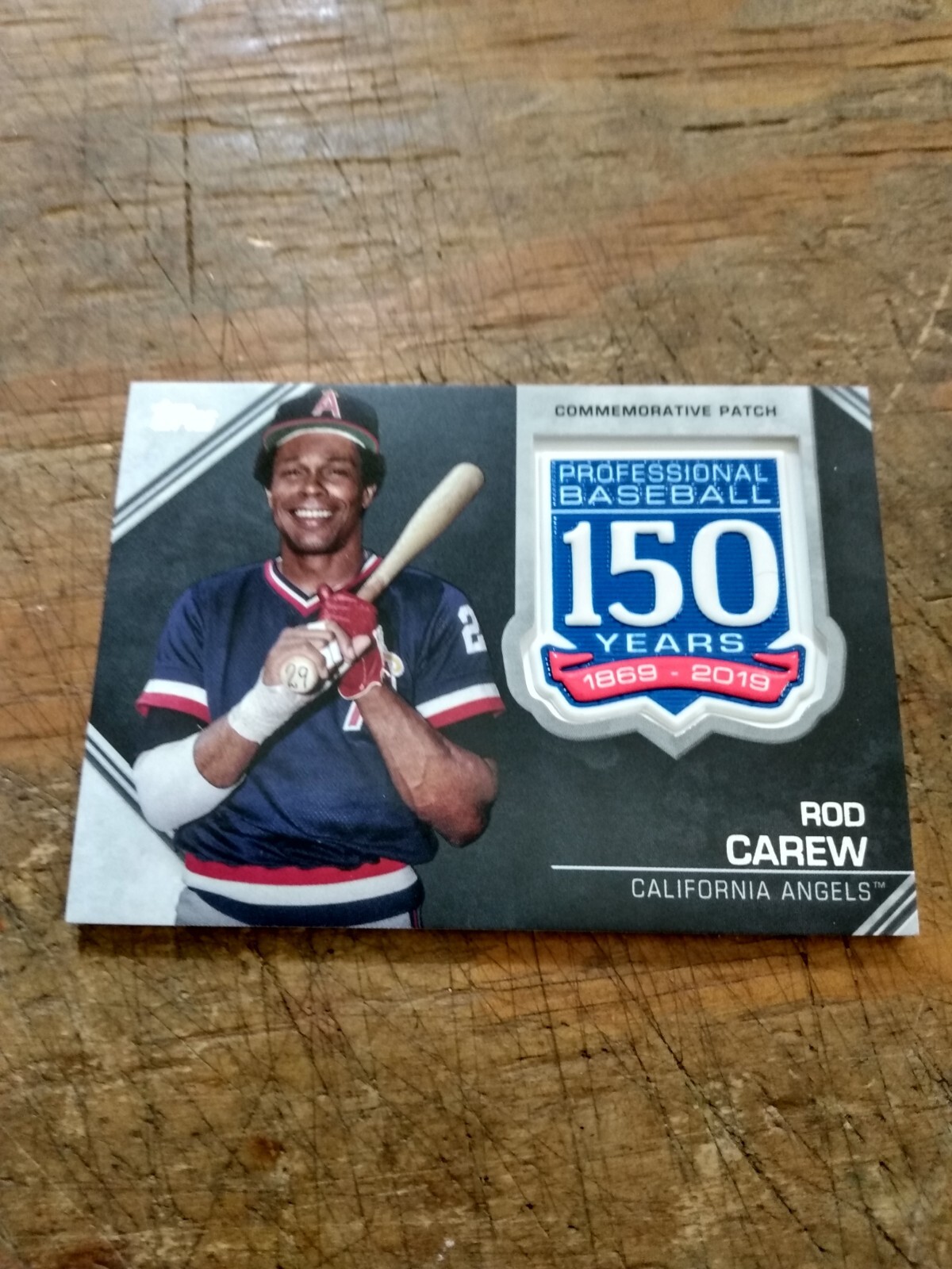 2019 Topps 150th Anniversary Commemorative Patch Rod Carew AMP-RCA Angels | eBay