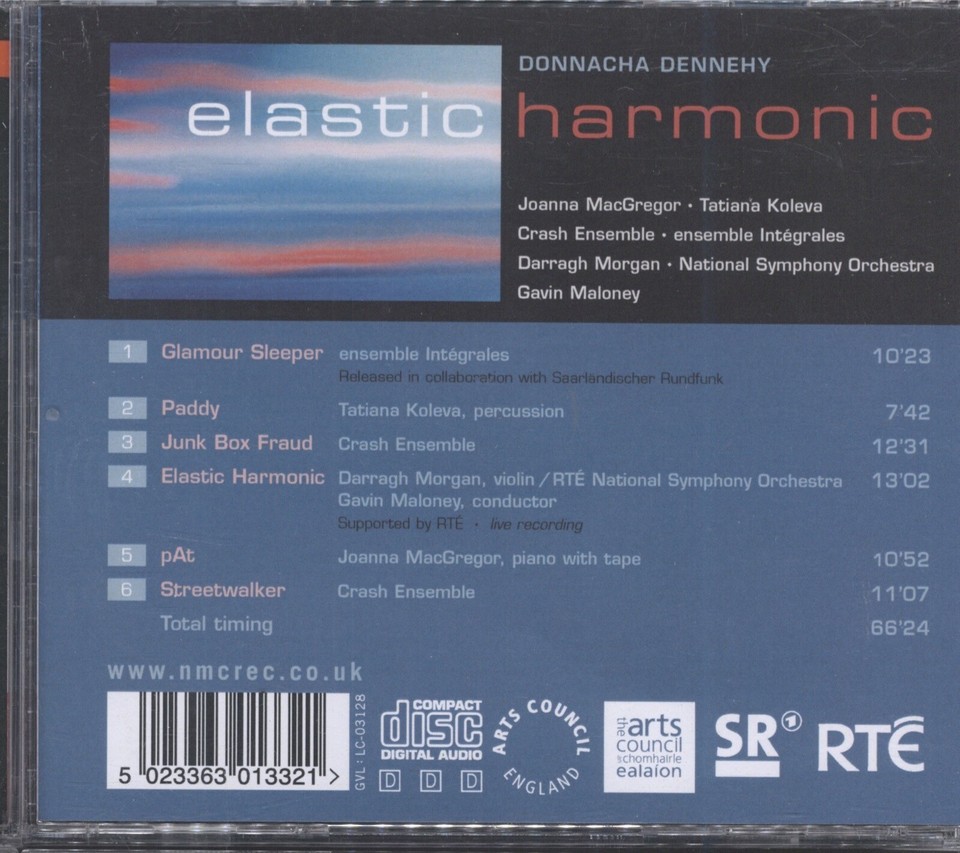 Joanna MacGregor, Moondog - Donnacha Dennehy-Elastic Harmony CD | eBay