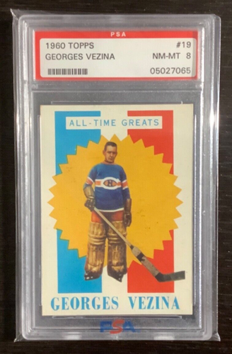 1960 Topps Georges Vezina #19 PSA 8 | eBay