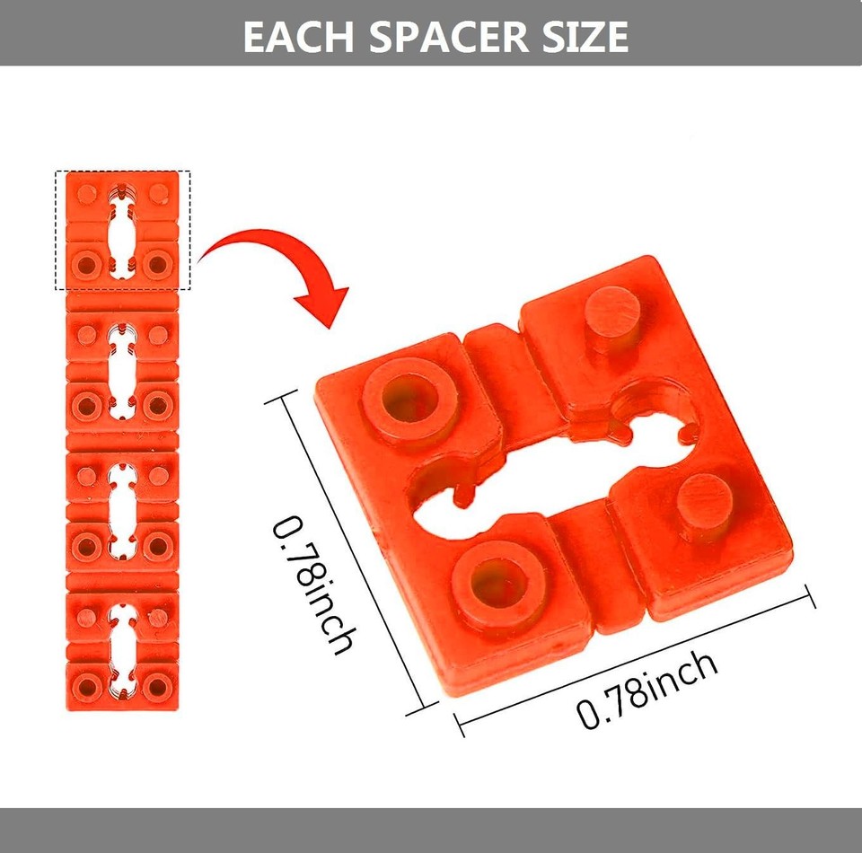 100 Pcs Electrical Outlet Spacers Shims Socket Electric Box Extenders ...