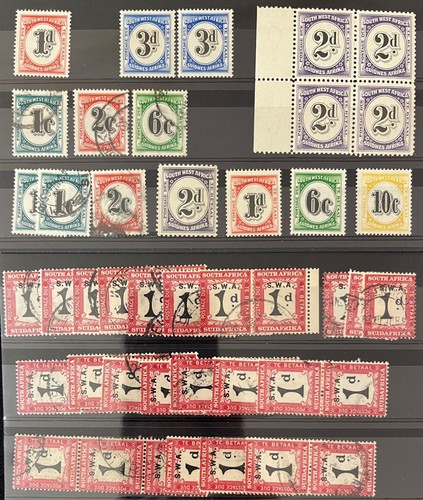 South Africa SWA Postage Dues Collection M&U(Aprx 80 Stamps DA314 | eBay