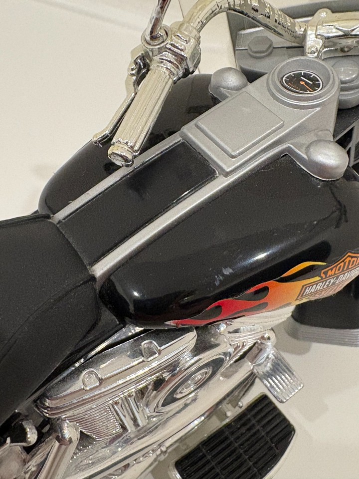 Buddy L - 1996 Harley Davidson Classic Cruiser Black Toy Model w/Lights ...