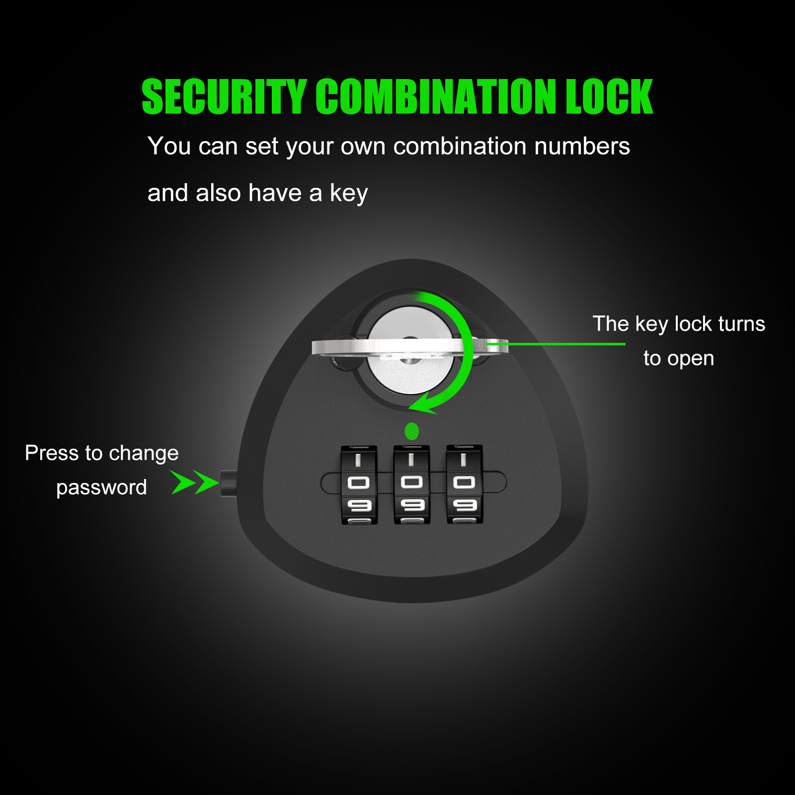 Center Console Safe Lock Vault GUN Storage w/ LED For 2010-2021 Toyota ...