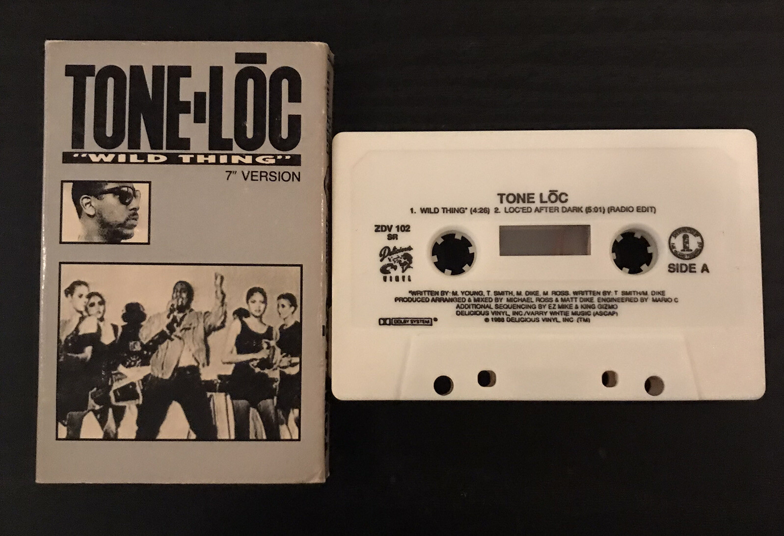 TONE-LOC - WILD THING (4:26) / LOC'ED AFTER DARK (5:01) -- CASSETTE ...