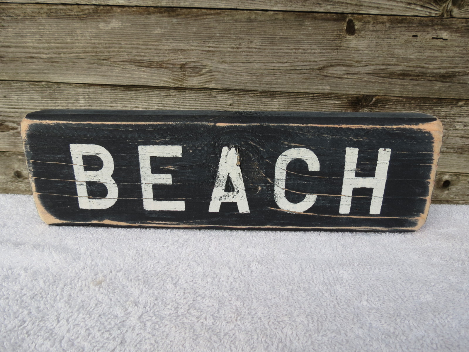 12 INCH WOOD HAND PAINTED BEACH SIGN NAUTICAL SEAFOOD (#S563) | eBay