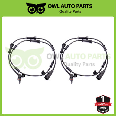 2PC ABS Wheel Speed Sensor ALS1918 Front 68003281AA For Jeep Wrangler 3 ...