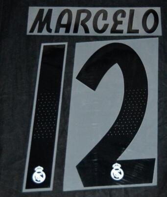 Real Madrid Marcelo 2018/19 Football Name/Number Set Sporting ID Adult ...