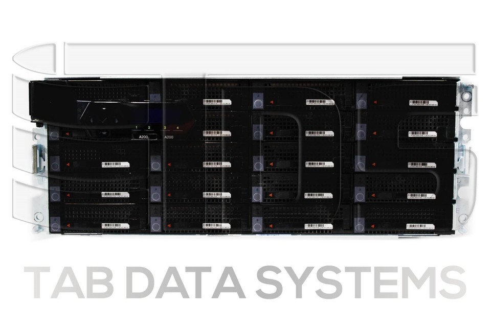EMC Isilon A200 w/ 4x IA200-E-8T-400G Nodes, 60x 8TB SED HDD, 4x 400GB ...