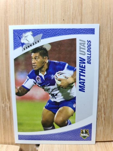 MATTHEW UTAI🏆2008 Sunday Mail Bulldogs #22 Rugby League NRL Card 🏆 ...