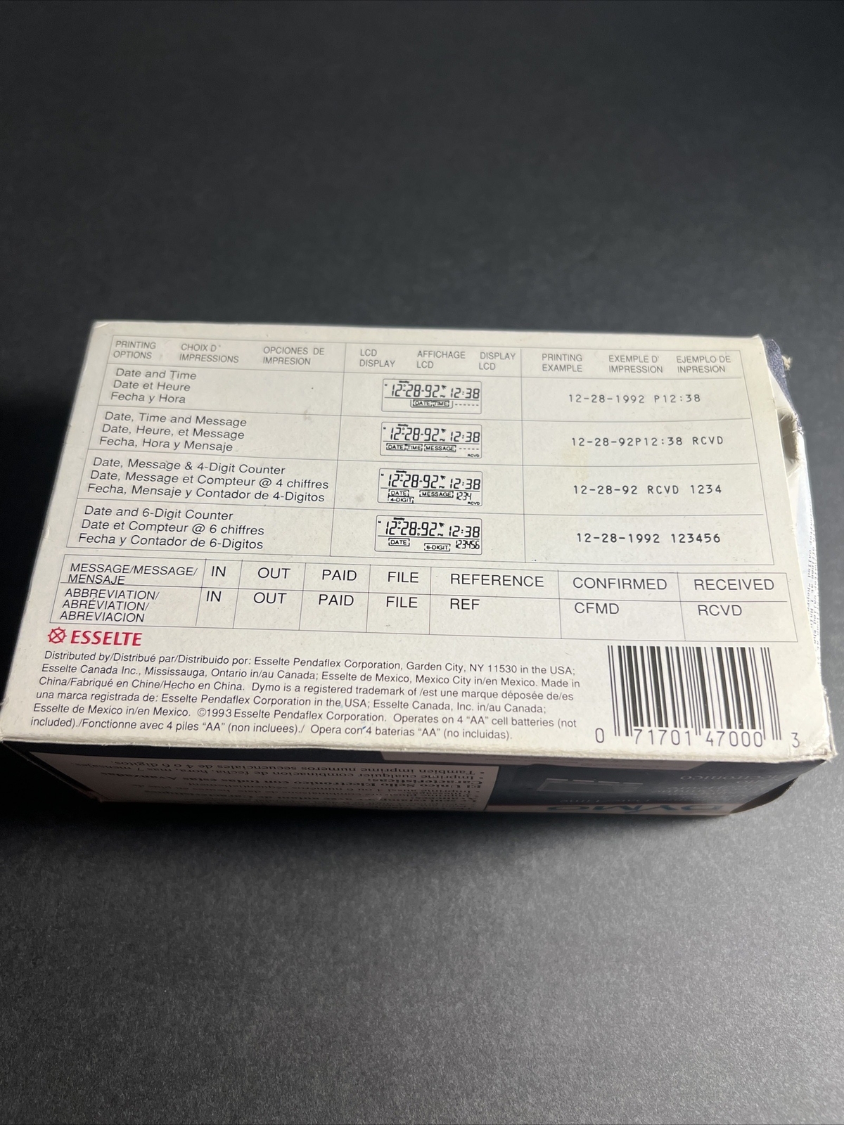 Buy DYMO 47002 DateMark Electronic Date/Time Stamper online | eBay