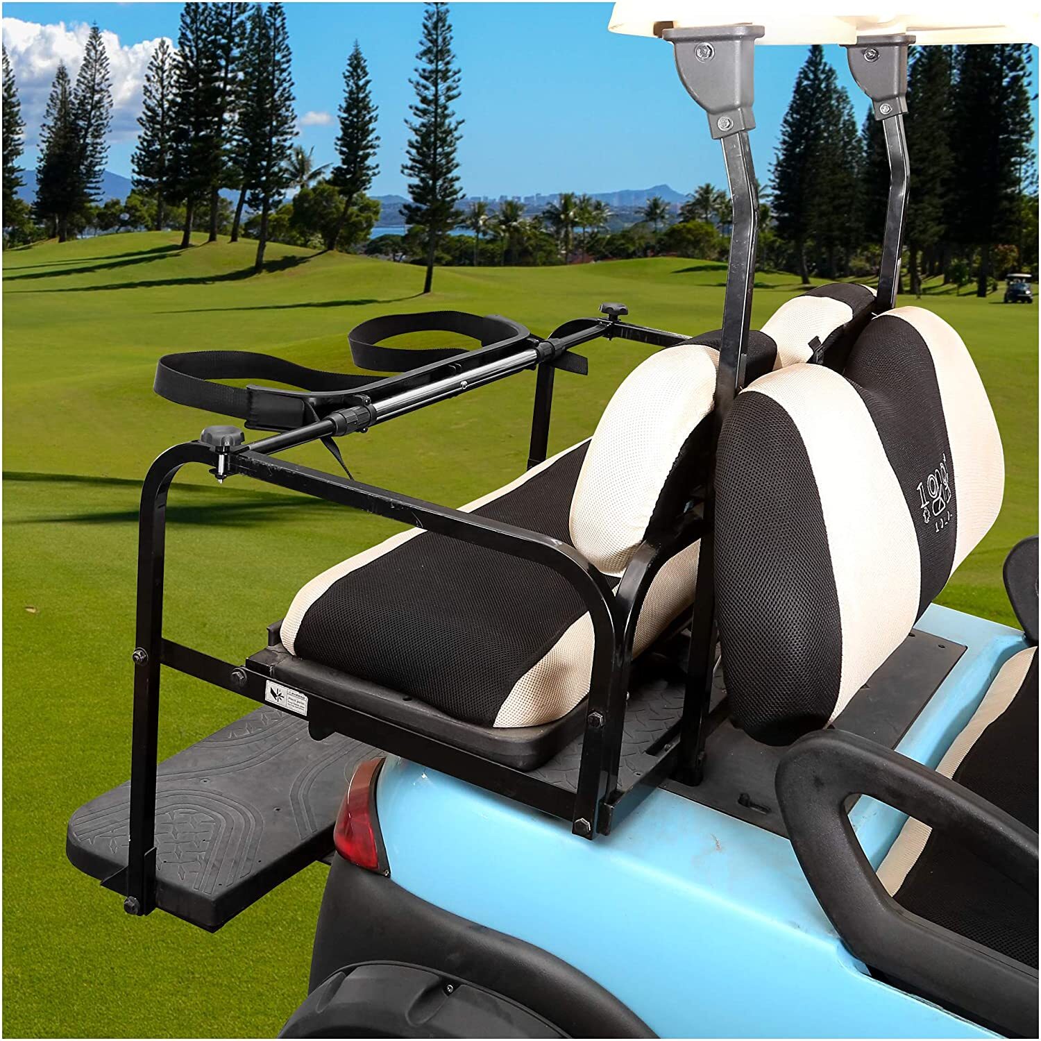 Universal Golf Cart Bag Holder Bracket Attachment for Yamaha EZGO Club ...