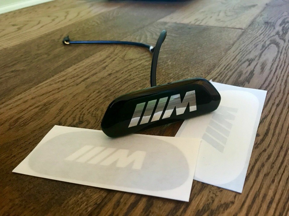 F80 / F82 / F83 BMW M3 M4 Seat Badge Repair Kit Overlays - BLACK | eBay
