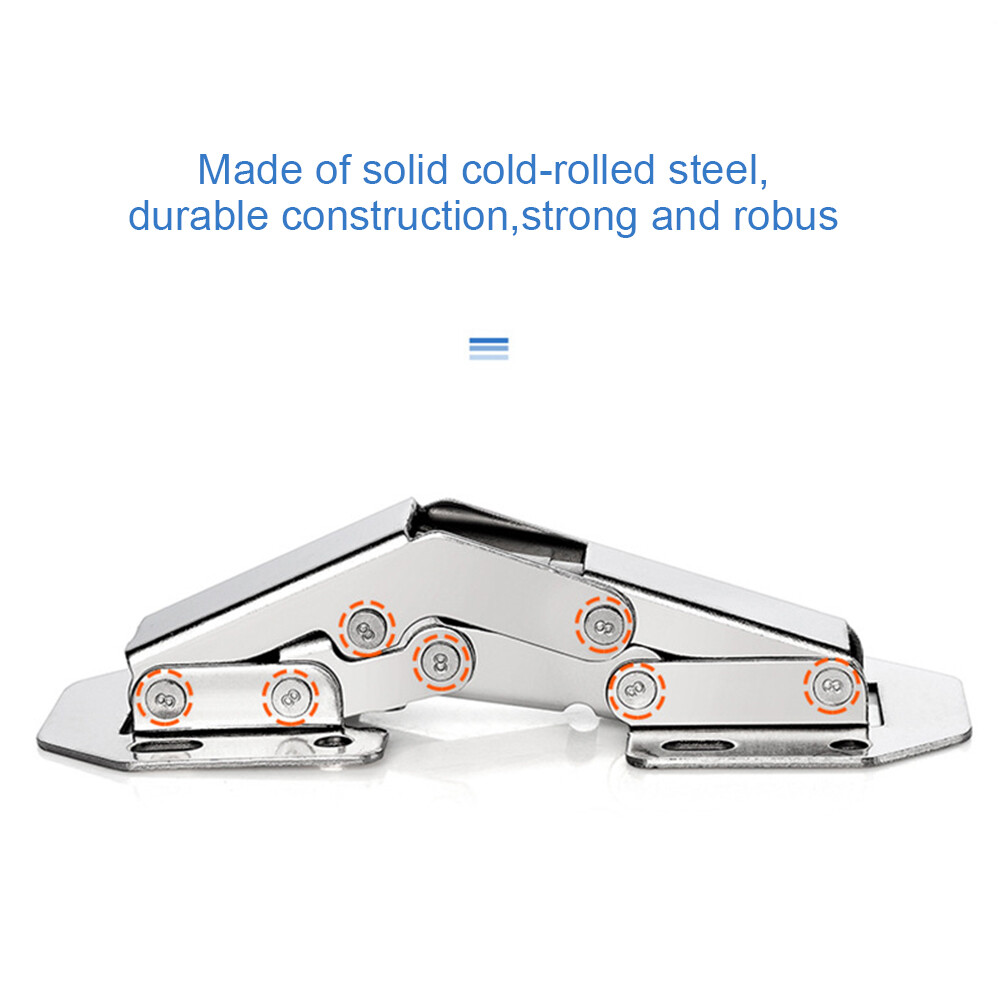 12pcs Cabinet Door Hinge 90 Degree No Slotting 3 Inch Soft Close Match ...