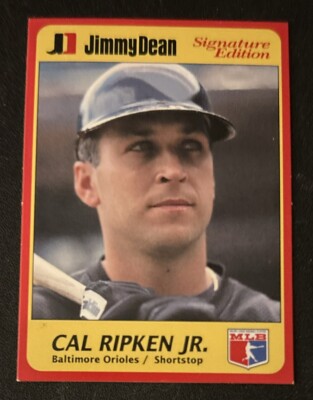 1991 Jimmy Dean Cal Ripken, Jr. Baseball Card #15 Orioles HOF Shortstop ...