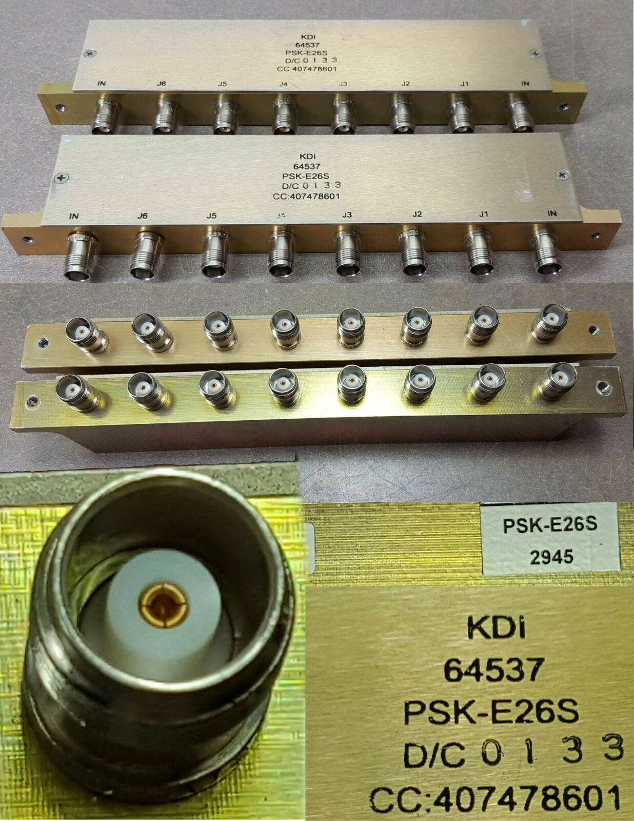 Lot of 2 KDI 64537, PSK-E26S. D/C 0133. CC:407478601. | eBay