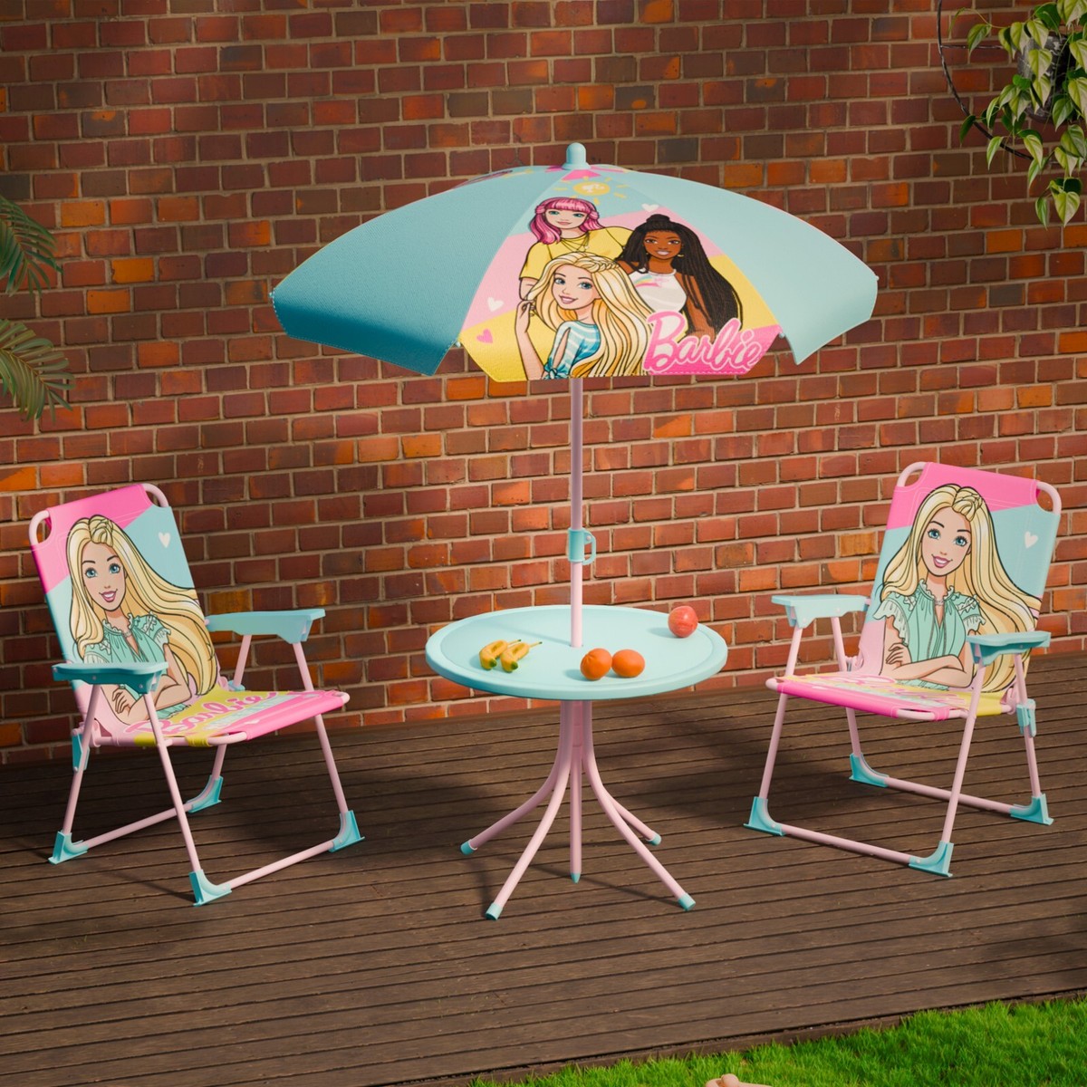 Princess Table And Chair With Umbrella