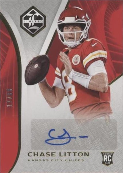 2018 Panini Limited - Rookie Autograph #212 Chase Litton, Chase Litton ...
