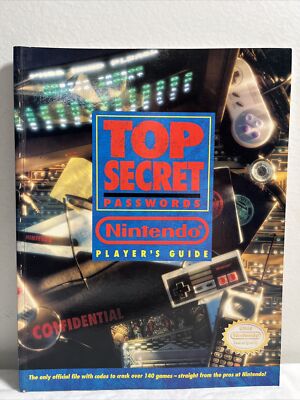 Nintendo Power Player’s Guide Top Secret Passwords 1992 NES SNES Game ...