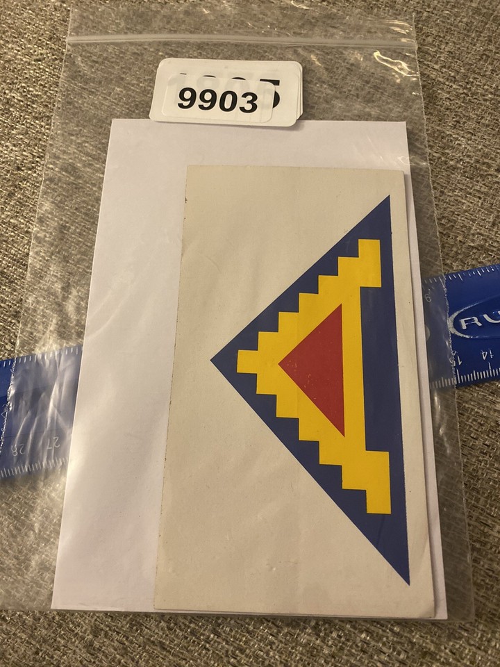 Vintage US Army 7th Army Helmet Liner Sticker Decal INV9903 | eBay