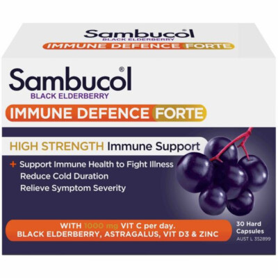 Sambucol Immune Defence Forte 30 Capsules | eBay