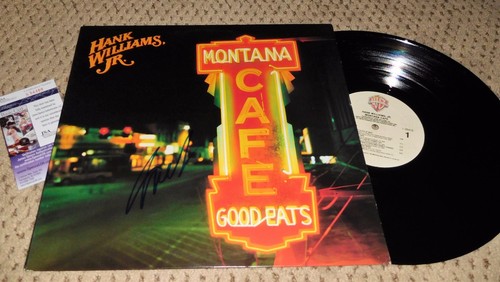 HANK WILLIAMS JR SIGNED ALBUM LP JSA AUTH COA BOCEPHUS AUTOGRAPH | eBay