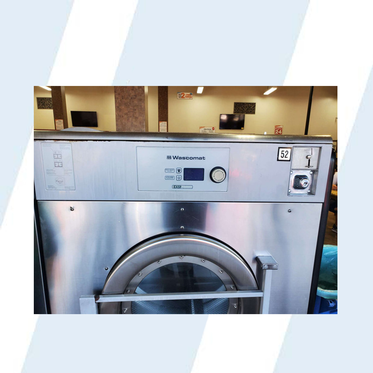 Wascomat EXSM780CC, 80 lbs, Coin Operated, Front Load Washer [REF] | eBay