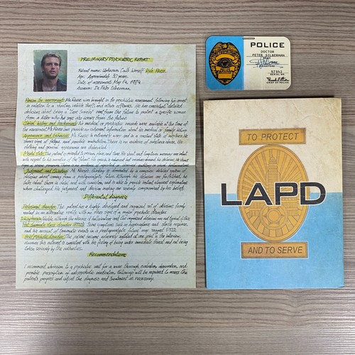 3 Neuheit Vermehrung Artikel Aus Terminator Films Lapd Reese Report Id ...