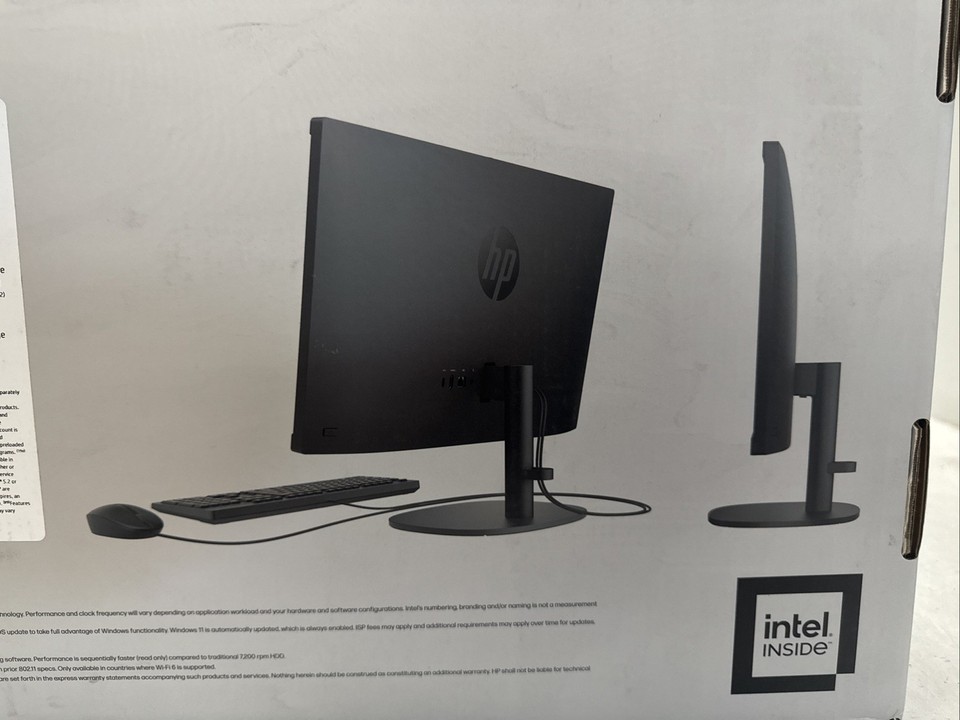 HP 22" All-In-One Desktop Computer Intel i3 3.8GHz 8GB 256GB SSD ...