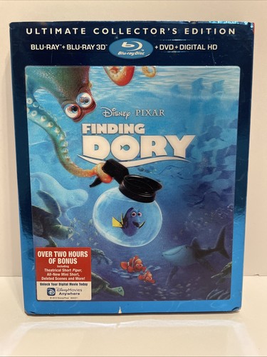 Disney Pixar Finding Dory Blu-ray 4 Disc Set With Slipcover ...