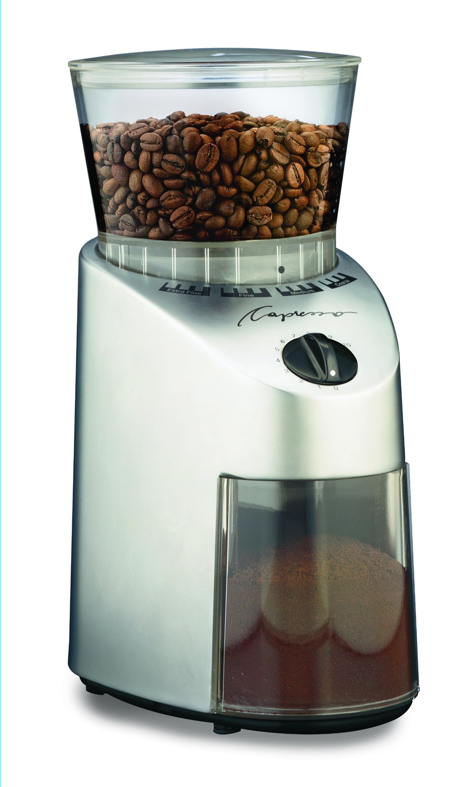 Capresso 560.04 Infinity Conical Burr Grinder - Brushed Silver for sale ...