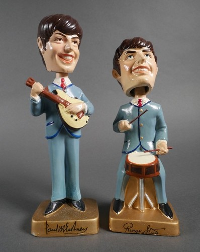 The Beatles Bobb’N Head Toys – Paul McCartney & Ringo Starr – Car ...