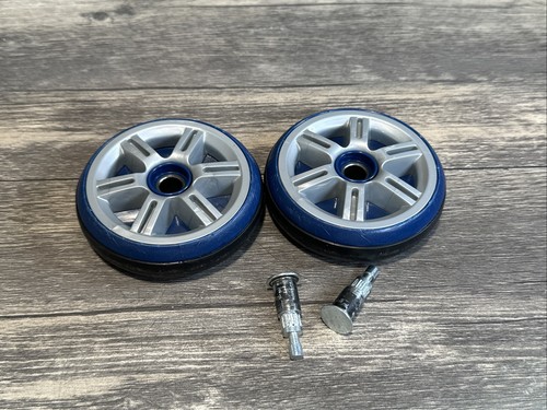 Shark UV700 DuoClean Vacuum Replacement Part Blue Rear Wheels and Axle ...