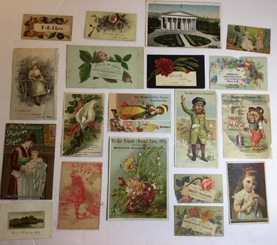 Vintage Victorian Trade Cards, Lot of 20 lot x | eBay
