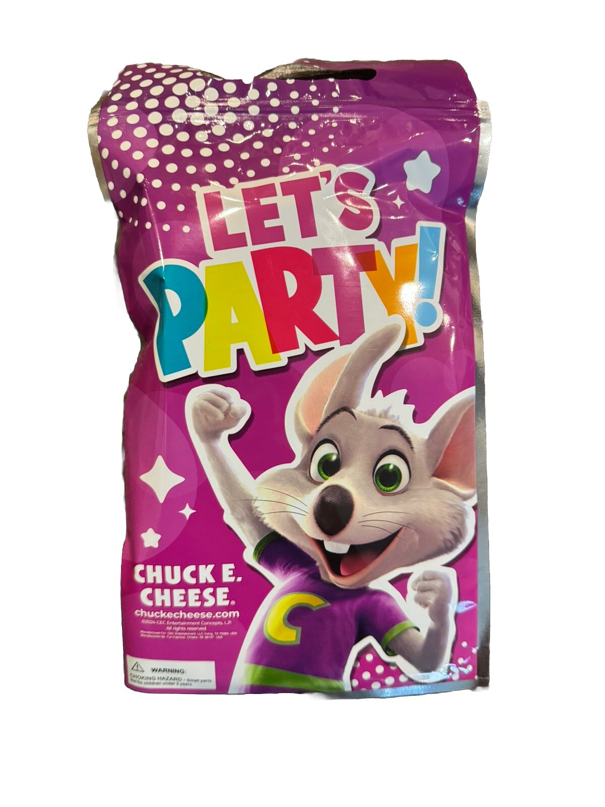 LOT 8 Chuck E. Cheese Toy Prize Goody Bag Birthday Party Celebrate! NEW ...