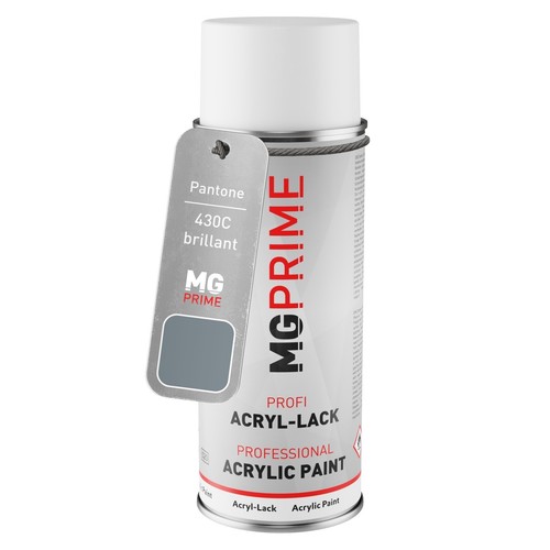 Pantone 430C Grey bombe aérosol 400 ml brillant séchage rapide ...