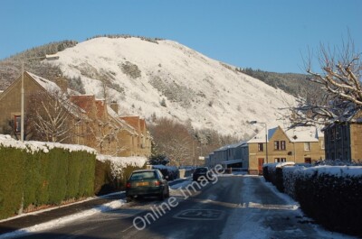 Photo 6x4 Queen Street, Innerleithen A contrast between the residential ...