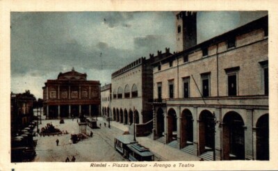 Rimini Piazza Cavour, Tram , Teatro F. piccolo non spedita | eBay