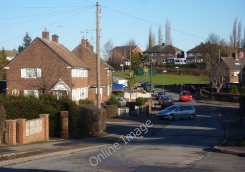 Photo 6x4 Looking along Recreation Road, Langwith Junction Shirebrook ...