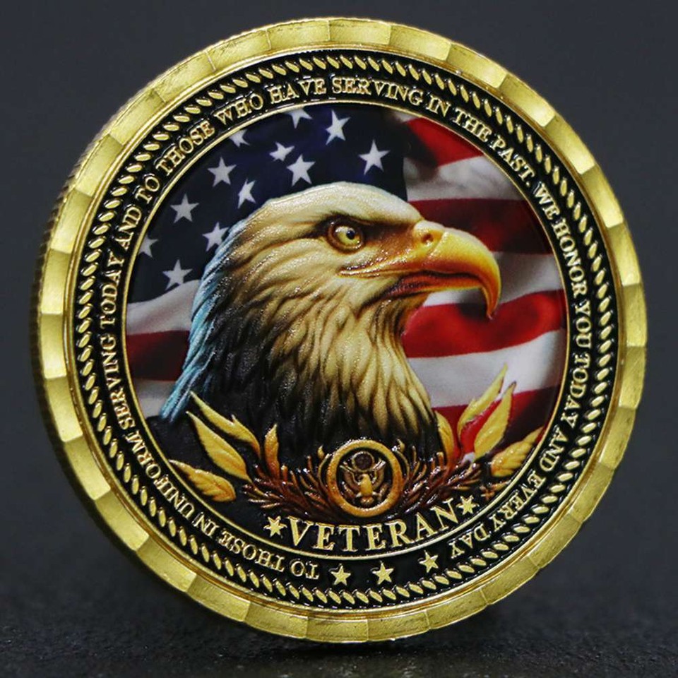 10pcs Veteran Coin Thank You for Your Service Military Gratitude ...