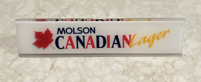 MOLSON CANADIAN LAGER Beer PRISM Tap Handle🔥👀USED/FAST SHIPPING/READ ...