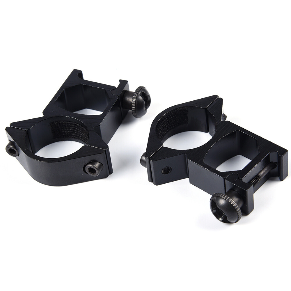 1" Diameter 20mm High Profile See-Thru Dovetail Scope Ring Mount 2 Pcs ...