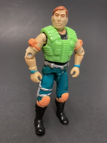 Vintage GI JOE ~ 1990 RAPID FIRE SWAT ~ Rare ARAH Action Figure Neon ...